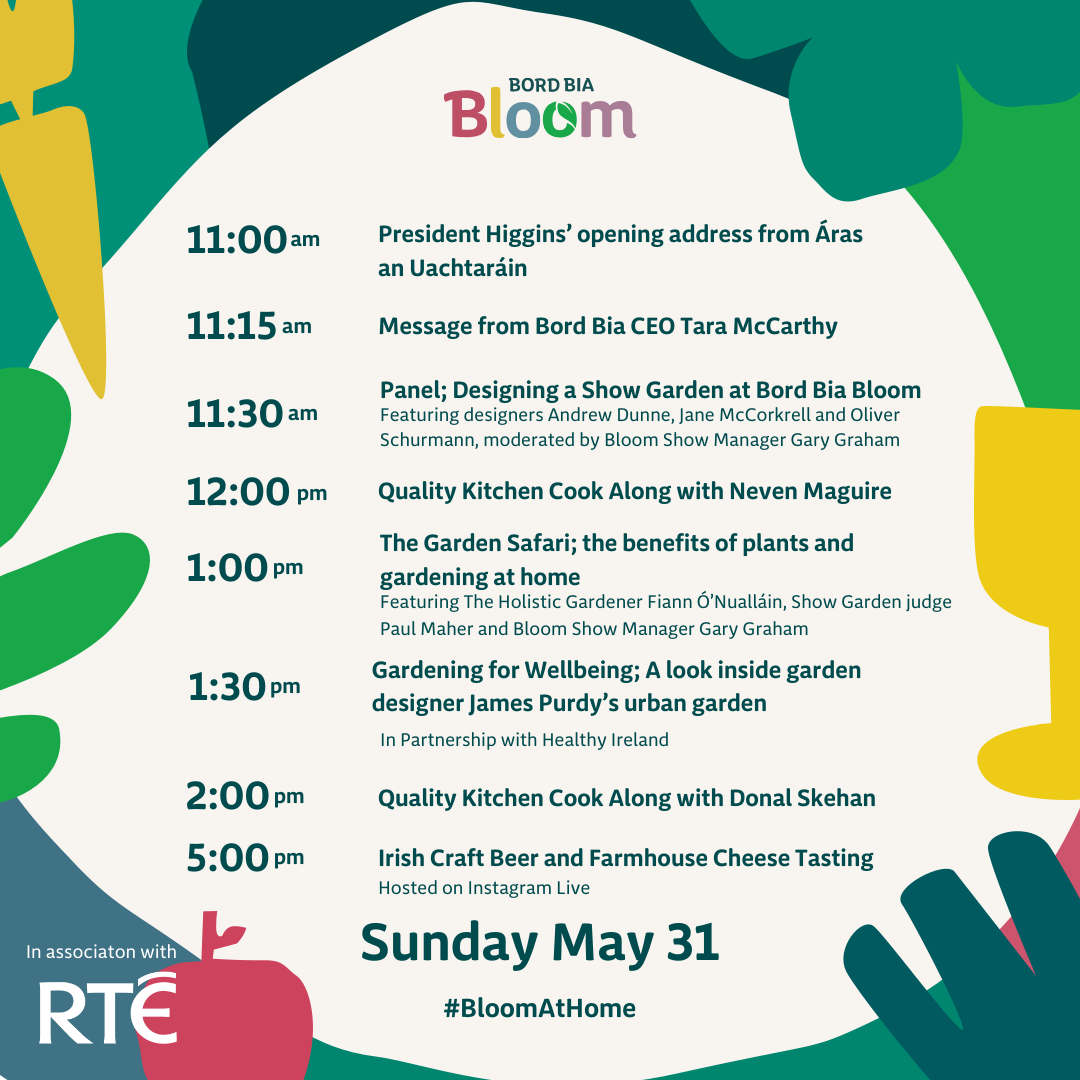 Bloom at Home Line-up - Bloom | Ireland's Largest Garden Festival ...