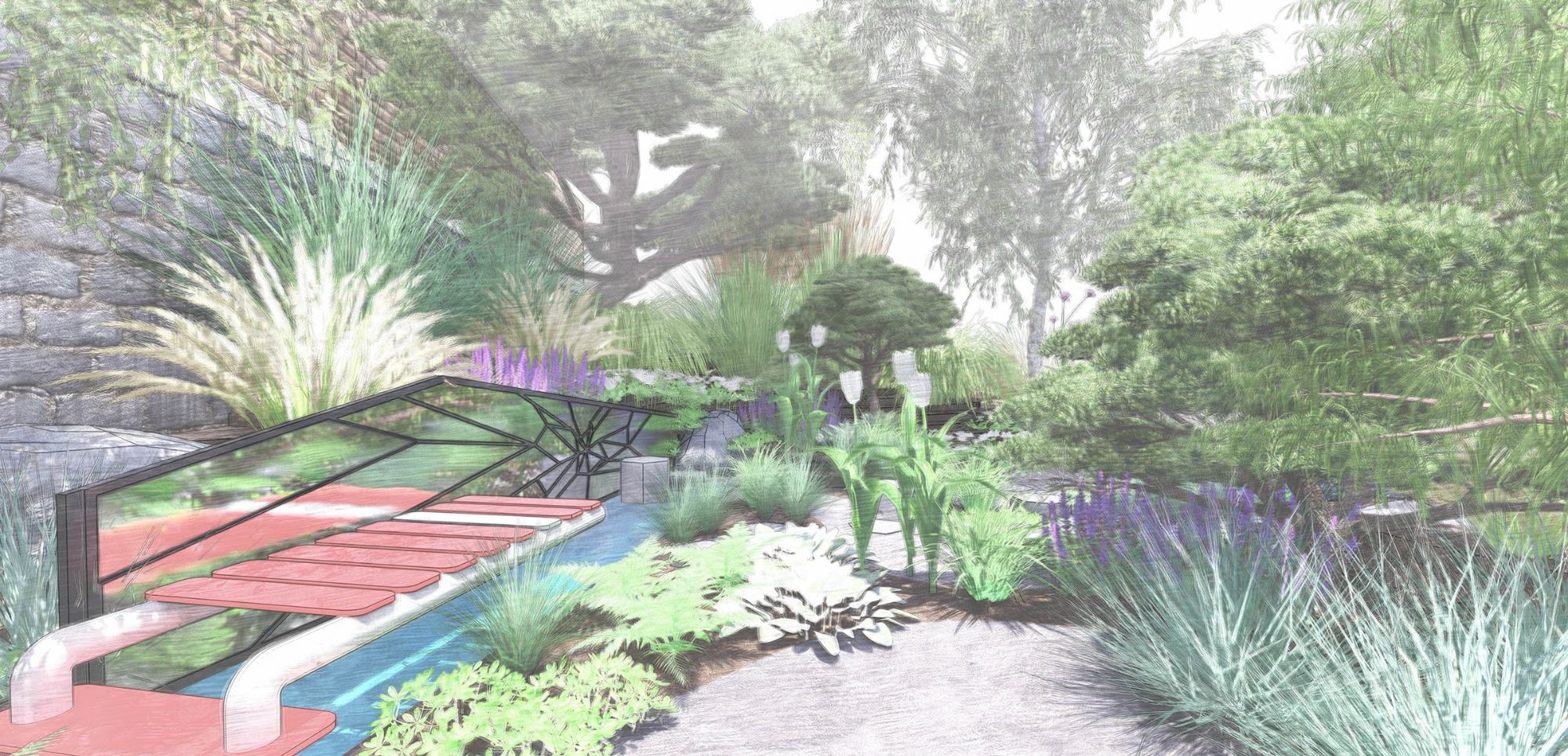 Bord Bia Bloom - Show Garden - The Next Step